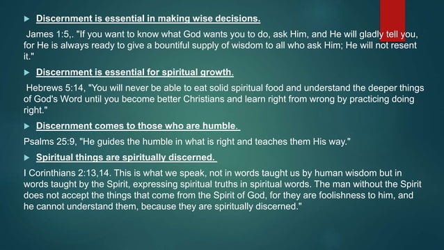Discernment | PPTX