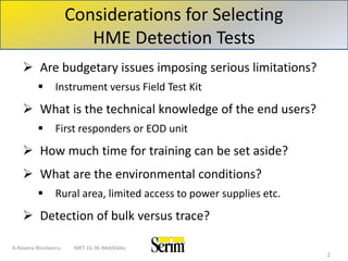 Discern HME Detection Kit | PDF