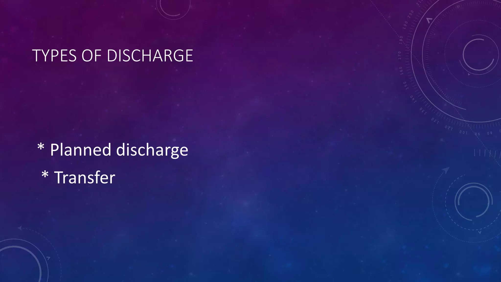 Discharge from hospital in nursing | PPTX