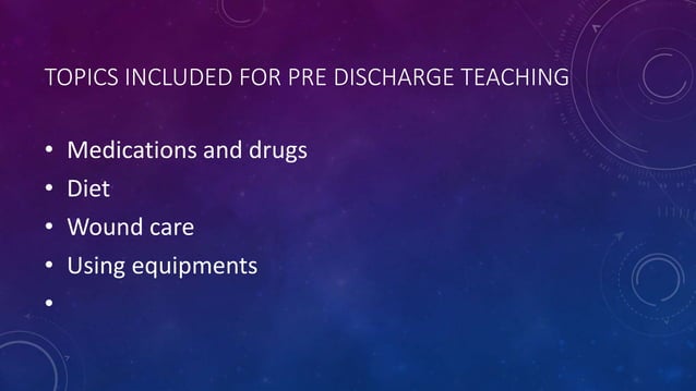 Discharge from hospital in nursing | PPTX