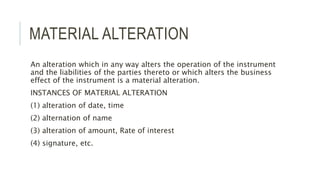 Discharge and dishonor of negotiable instruments (INDIA) | PPTX