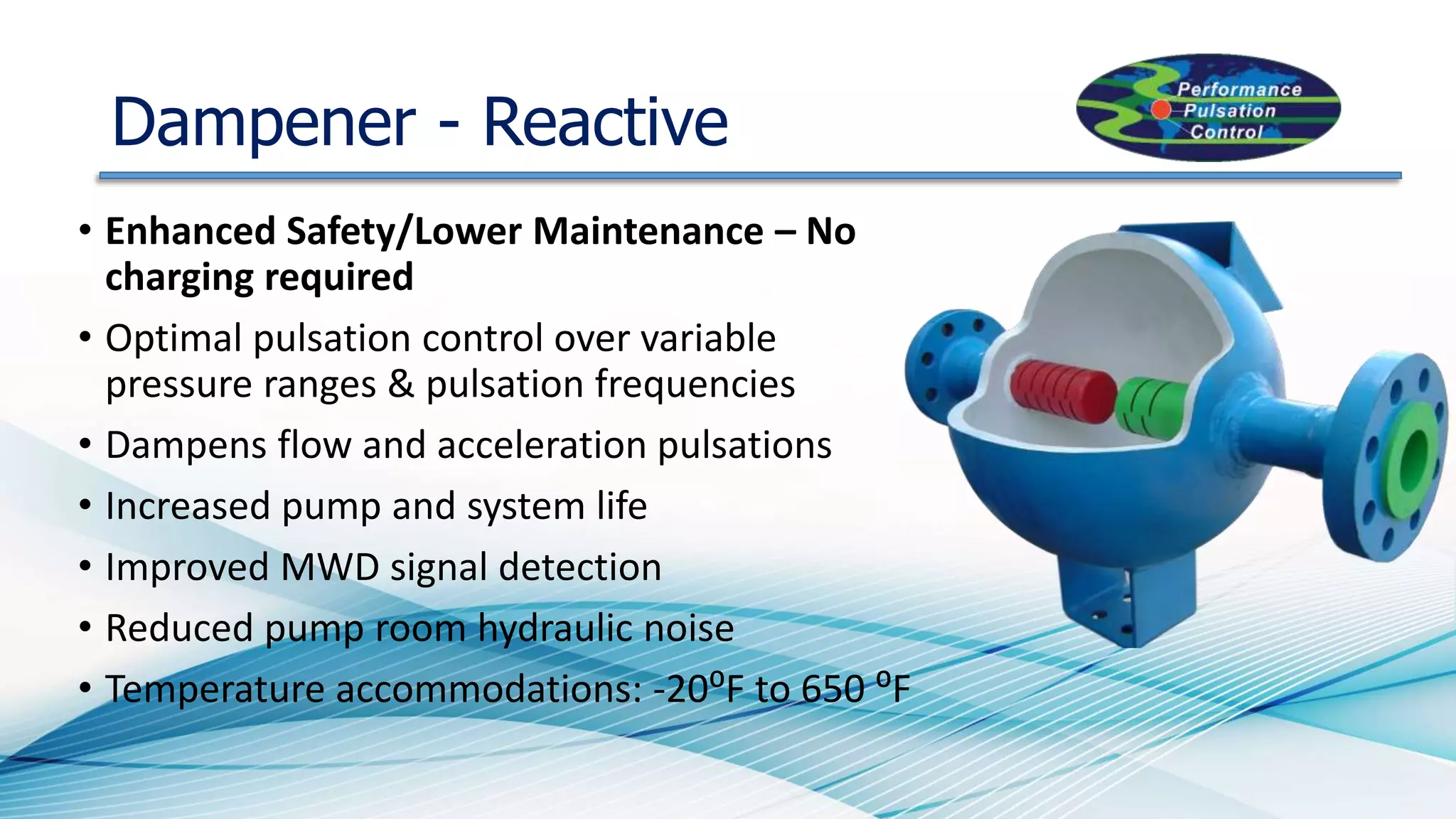 Discharge Dampeners for Pulsation Control | PPTX