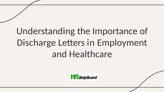 Discharge Letter, Discharge Letter Sample | PPT