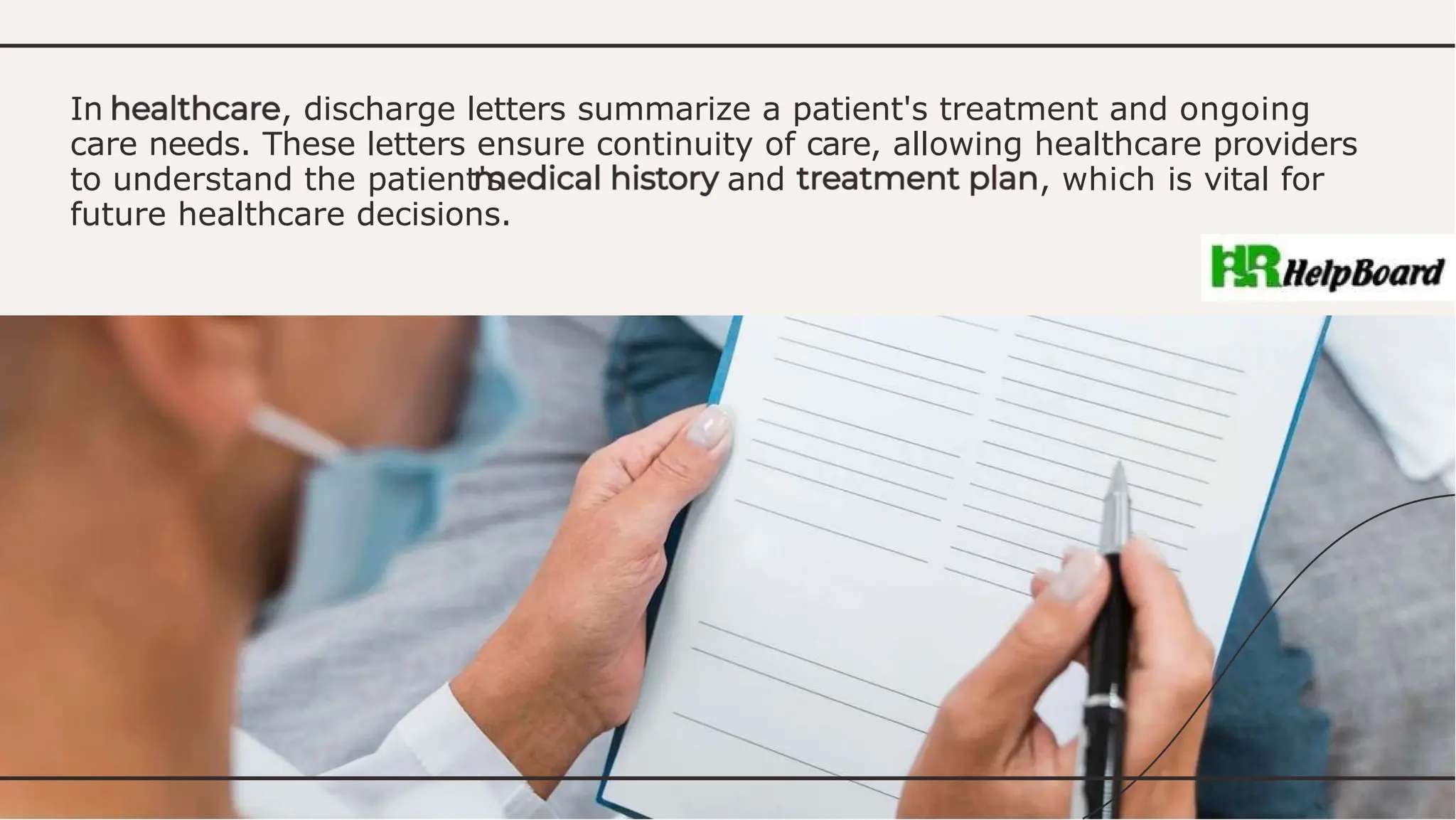 Discharge Letter Sample, Example of Discharge Letter | PPTX