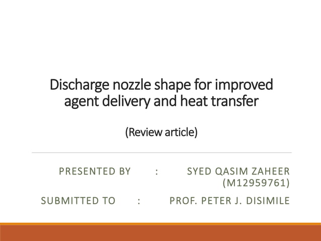 Discharge Nozzle Shape-Intro.pptx | Physics | Science
