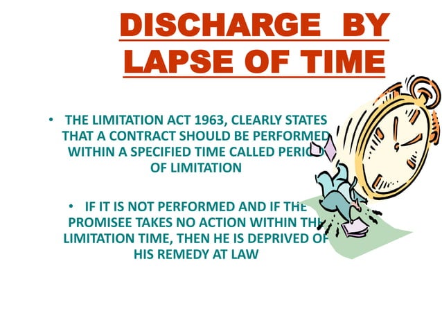 Discharge of a contract | PPTX | Law