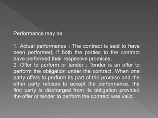 Discharge of contract 1 | PPTX