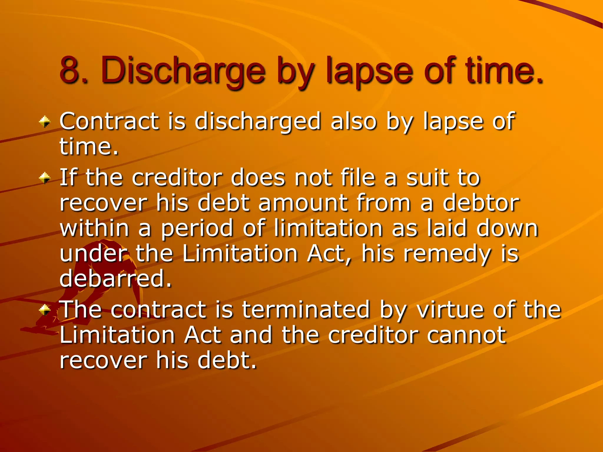 Discharge of contract | PPT