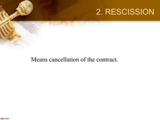 Discharge of contract | PPSX