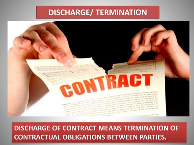 Discharge of contract | PPTX