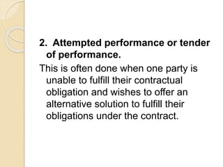 Business Regulations - Discharge of contract with proper examples a ...