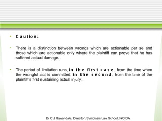 Discharge Of Tort | PPT