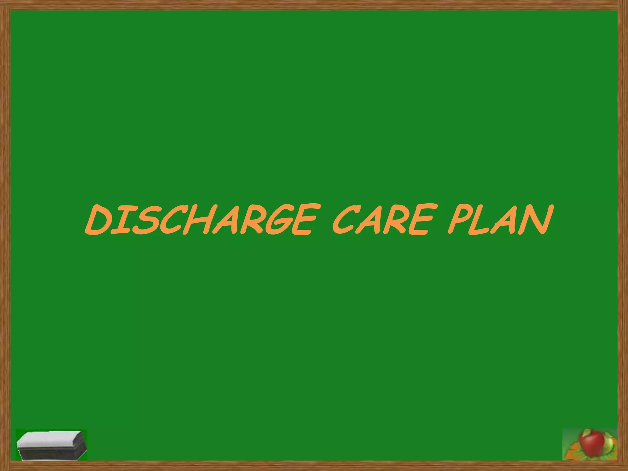 Discharge plan | PPT