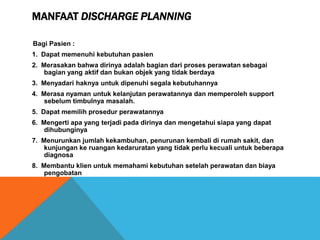 UPLOUD PRESENTASI AKP DISCHAREGE PLANNING | PPTX
