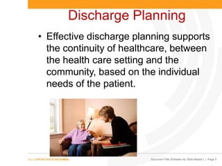 Discharge planning 2014 | PPTX