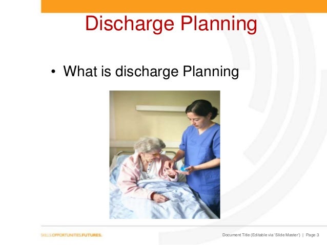 Discharge planning 2014