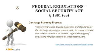 Discharge planning rules and Conditions of Participation(CoPs) | PDF