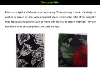 Discharge printing | PPT | Free Download