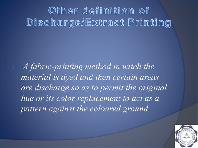 Discharge Printing | PPT
