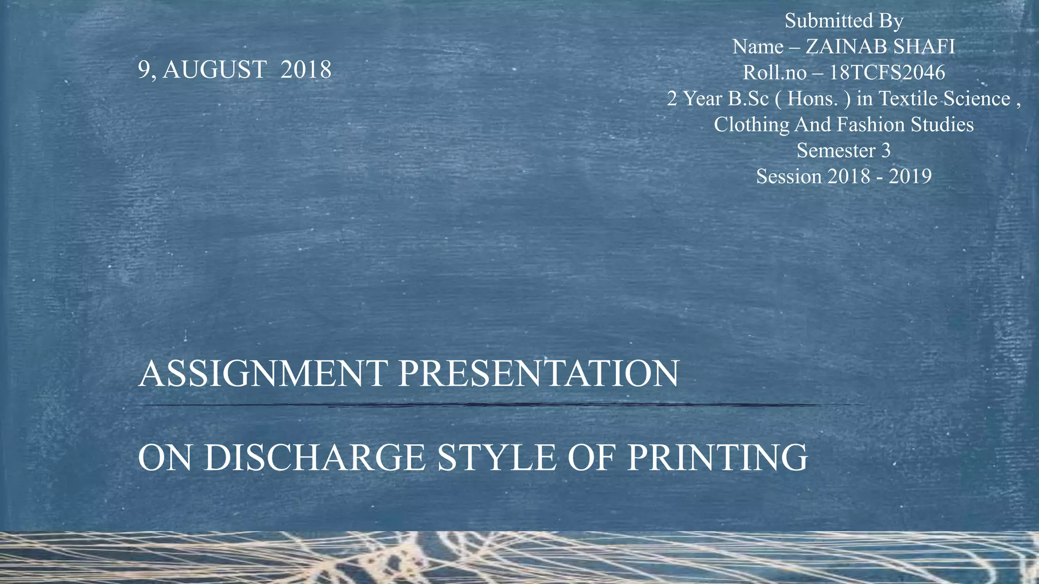 Discharge printing | PPTX