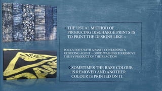 Discharge printing | PPTX