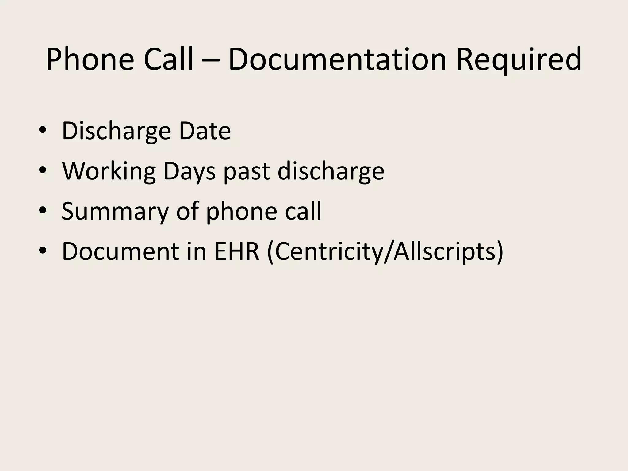 Hospital Discharge Process Overview | PPTX