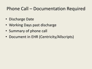 Hospital Discharge Process Overview | PPTX