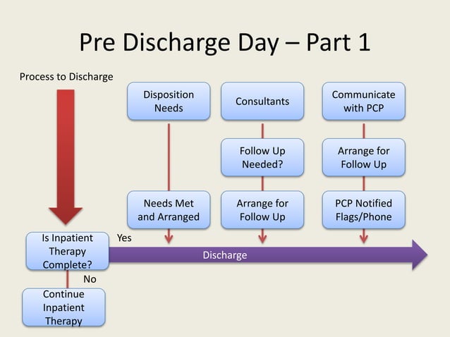 Hospital Discharge Process Overview | PPTX