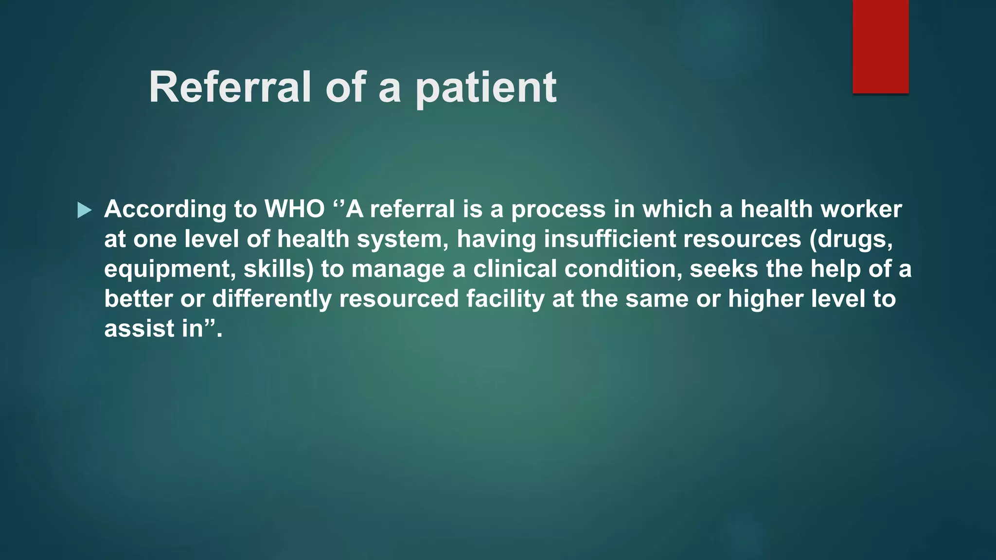 Discharge , referral and death summary | PPTX