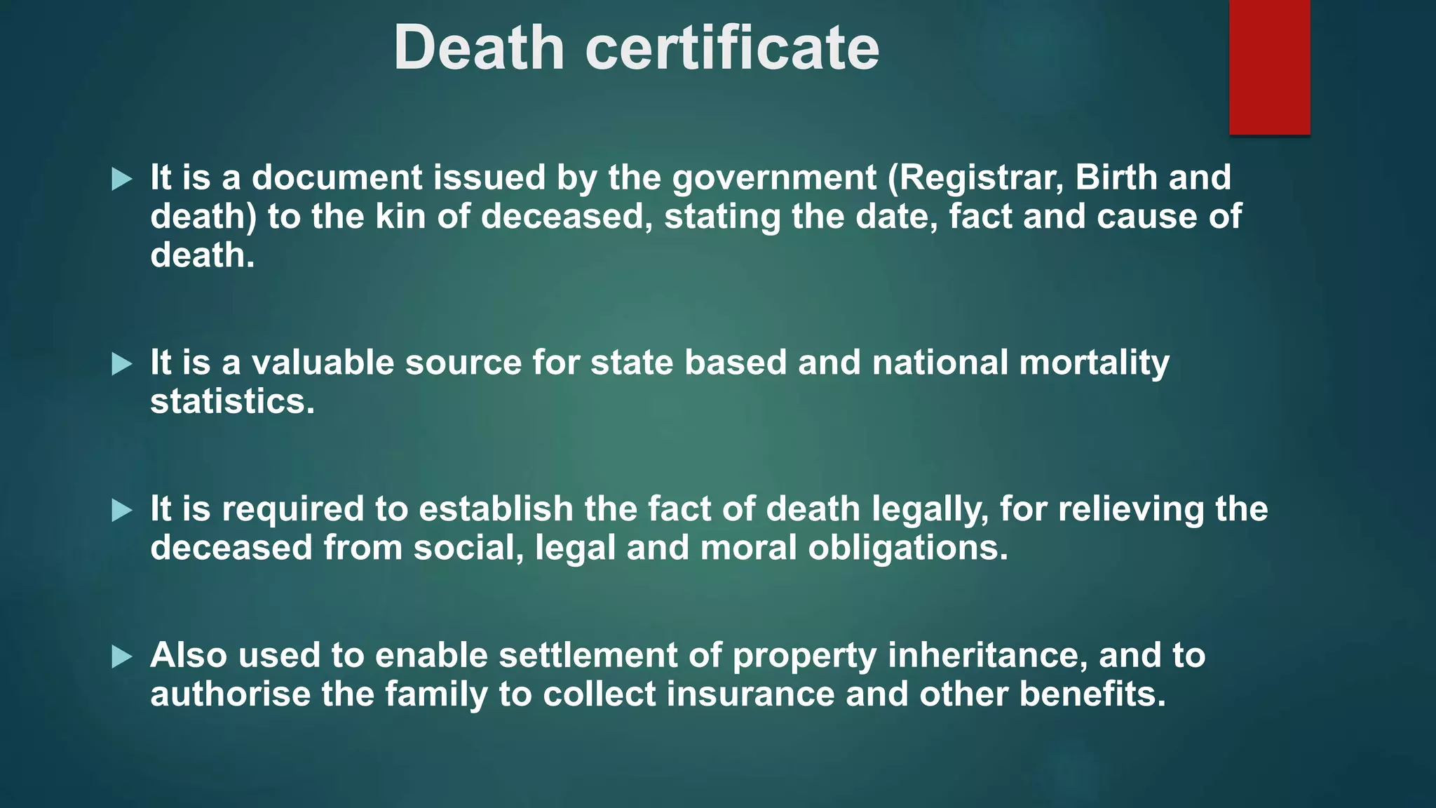 Discharge , referral and death summary | PPTX