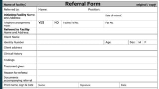 Discharge , referral and death summary | PPTX