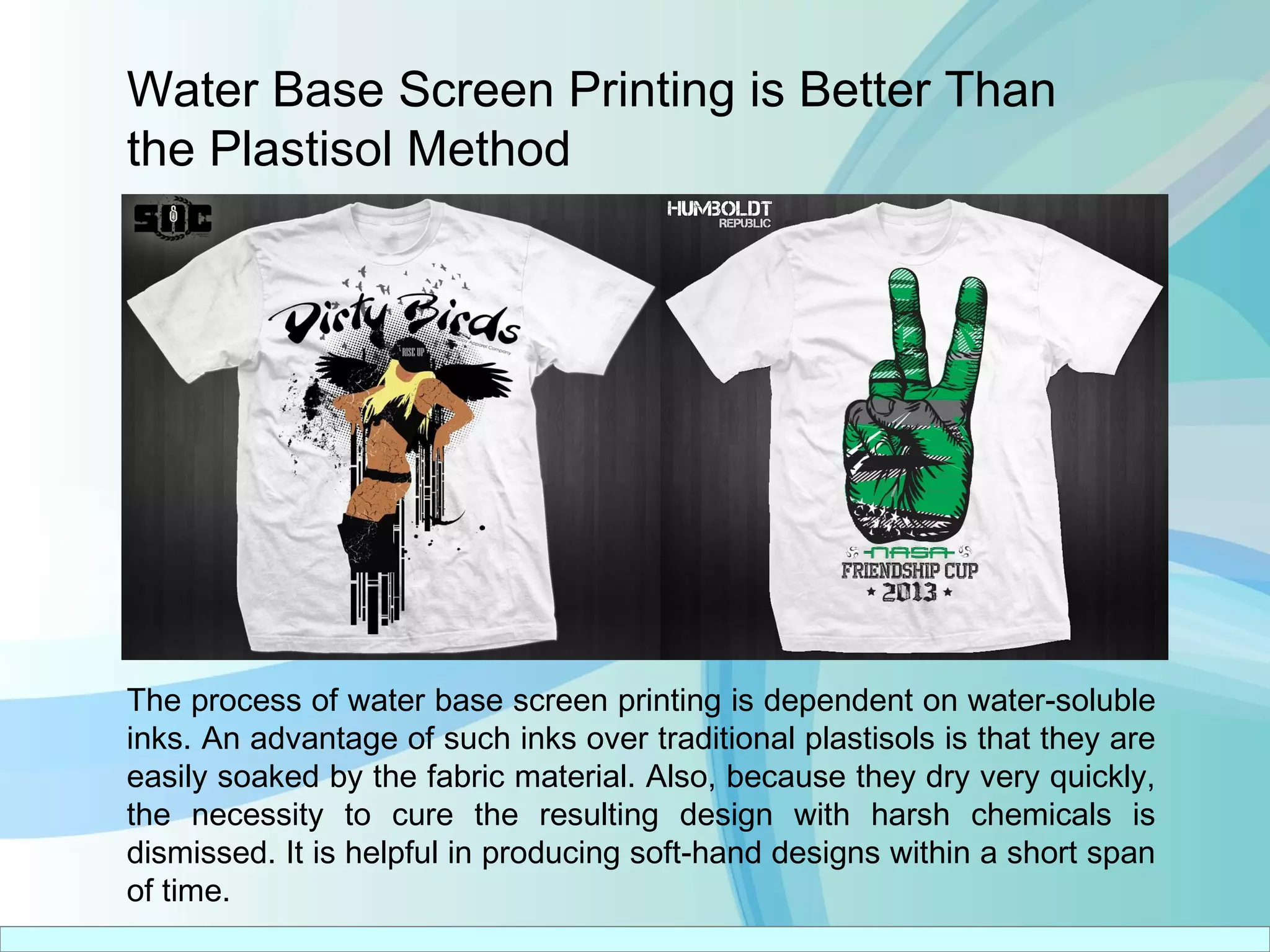 Discharge Screen Printing: An Amazing Serigraphy Technique | PPT