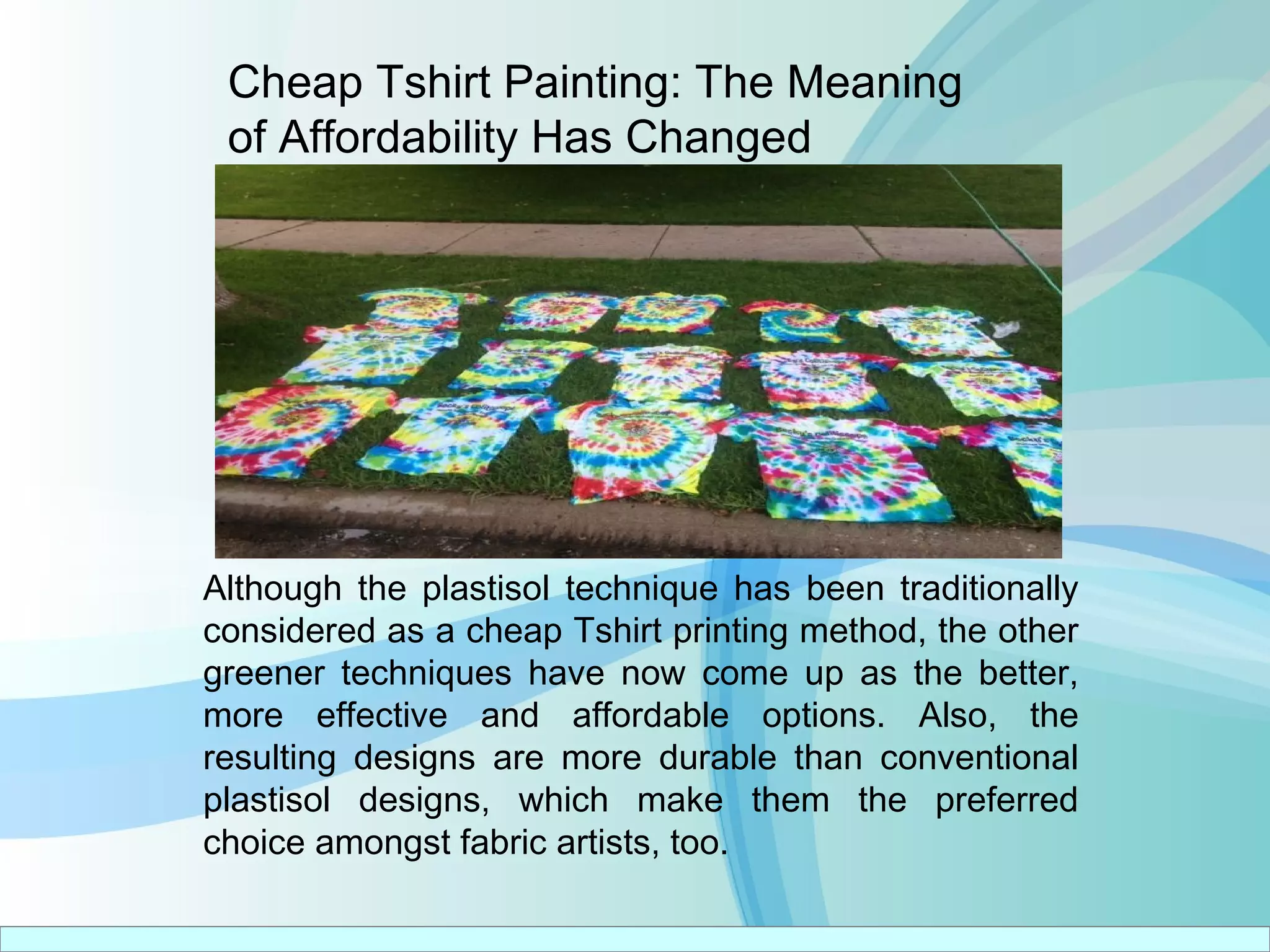 Discharge Screen Printing: An Amazing Serigraphy Technique | PPT