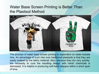 Discharge Screen Printing: An Amazing Serigraphy Technique | PPT