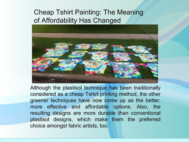 Discharge Screen Printing: An Amazing Serigraphy Technique | PPT