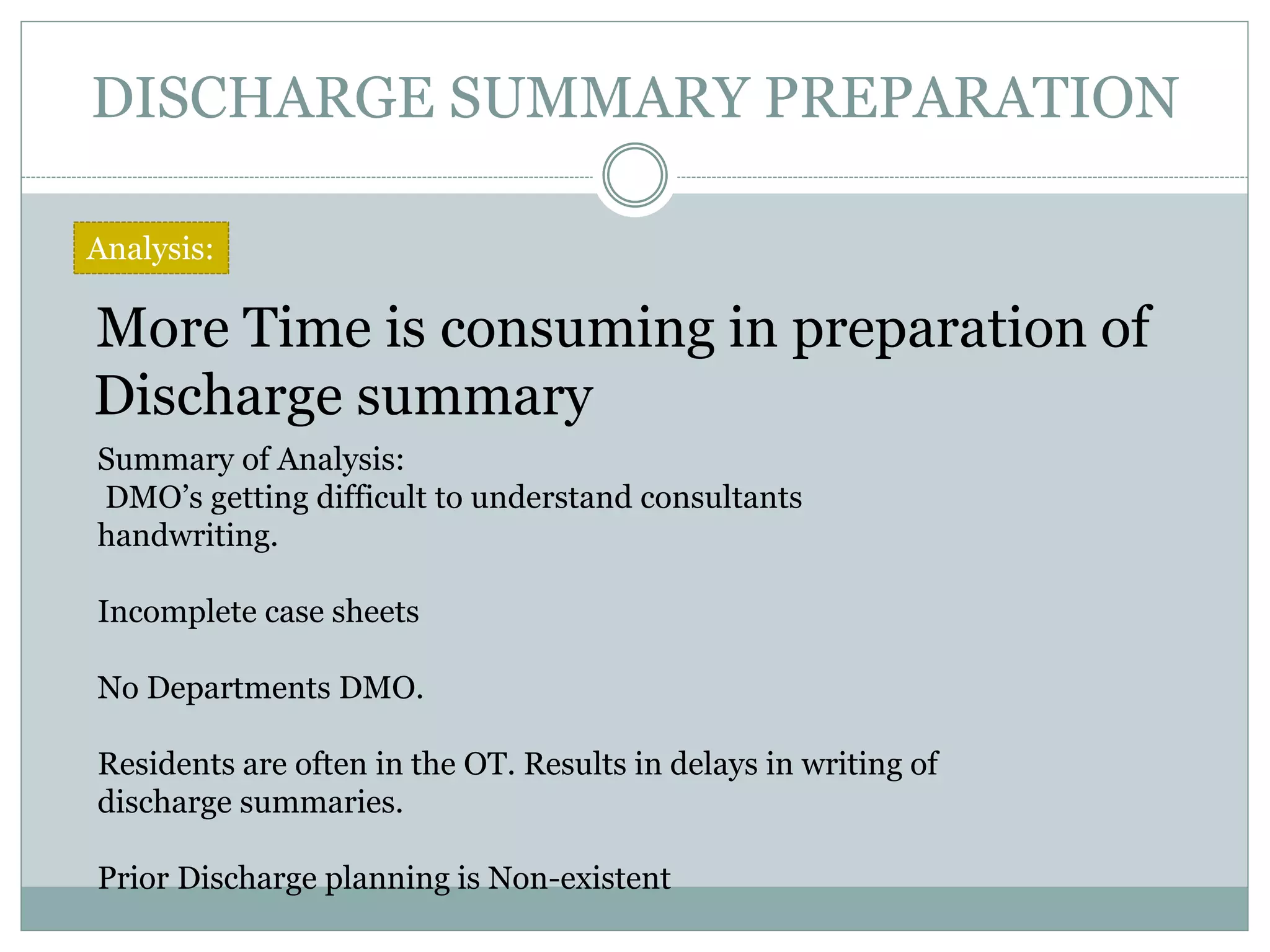 Discharge time final | PPTX