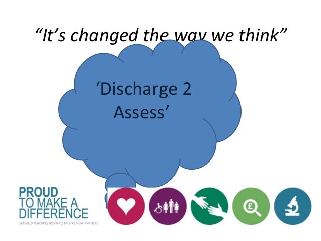 Discharge to assess Discharge to assess