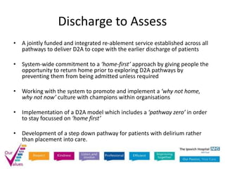 Discharge workshop | PPT