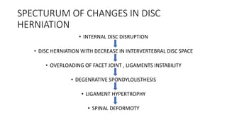 Disc herniation | PPTX