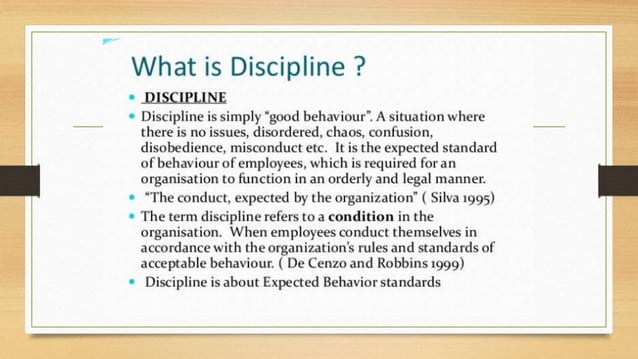 Disciplinary action | PPT