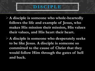 Disciples | PPT