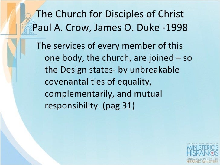 Disciples eclessiology