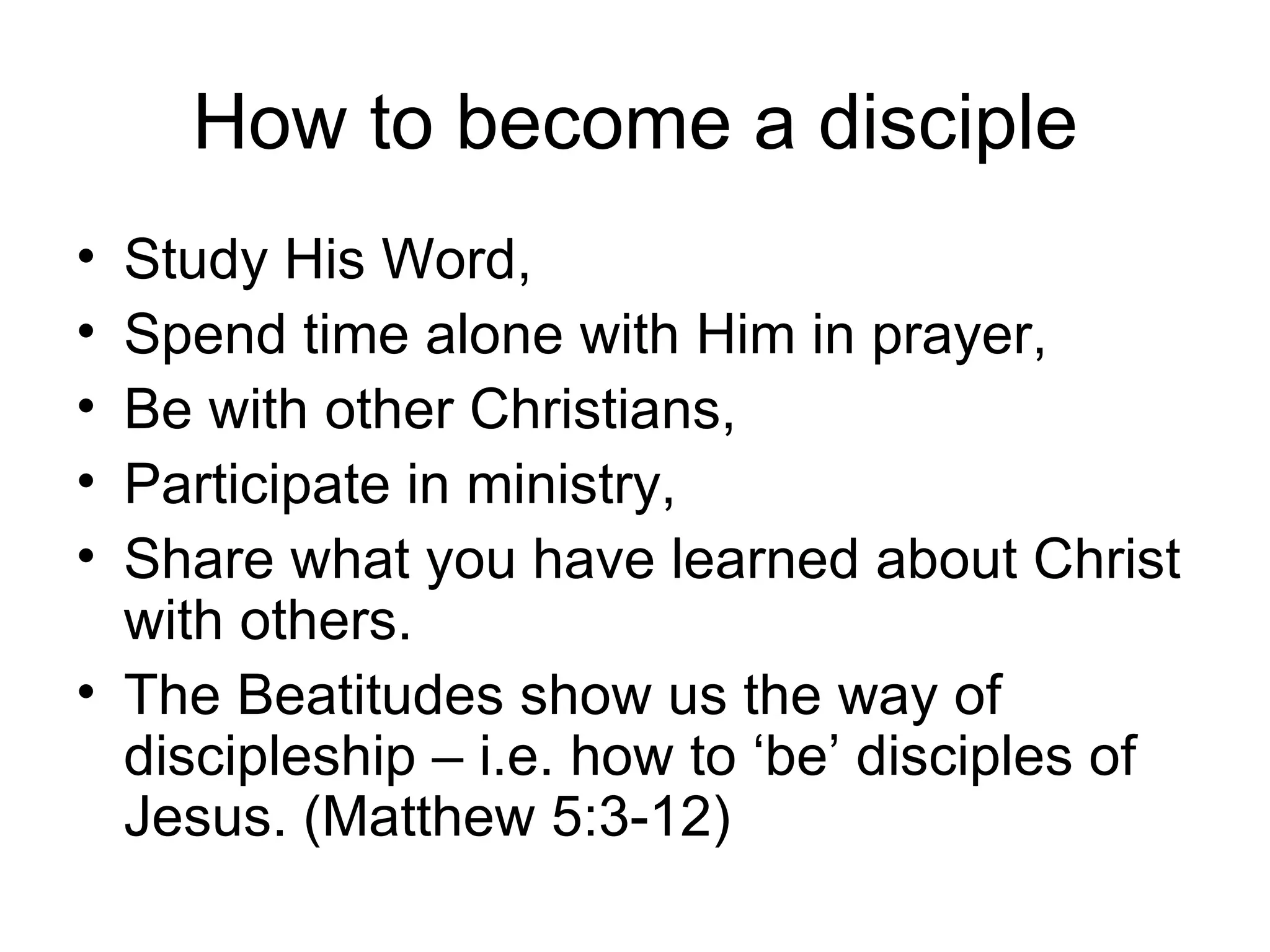 Discipleship | PPT