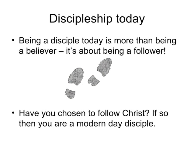 Discipleship | PPT | Christianity | Religion & Spirituality
