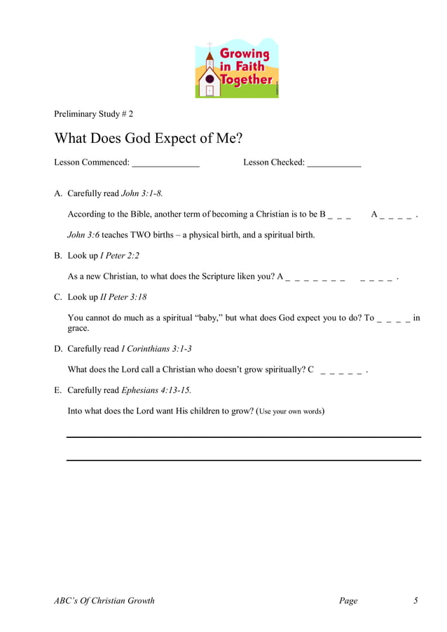 Discipleship-ABCs-of-Christian-Growth.pdf | Christianity | Religion ...