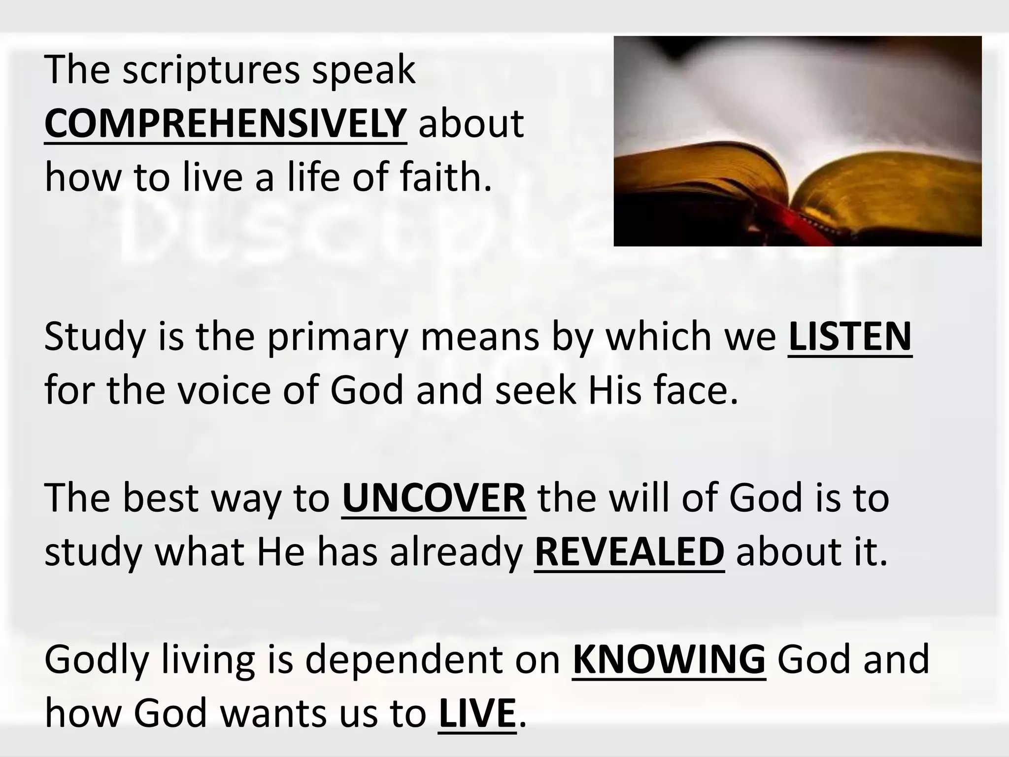 Discipleship 101 part 2 (study diligently) | PPTX