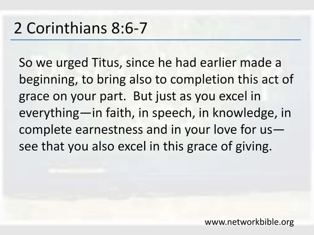 Discipleship_101_Part_4_Giving_Generously | PPT