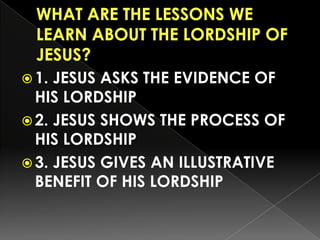 Discipleship and Lordship | PPTX