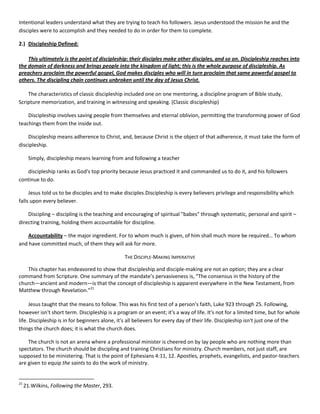 Discipleship curriculum my collection | DOCX