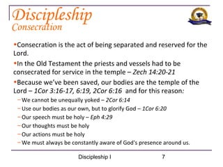 Foundation Class Discipleship I | PPT | Christianity | Religion ...